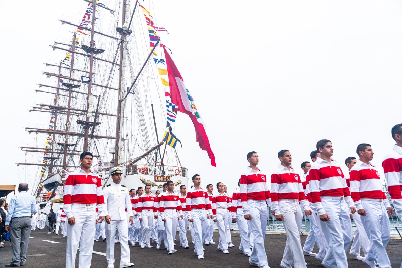 Cádiz recibe este miércoles al buque escuela del Perú 'BAP Unión'