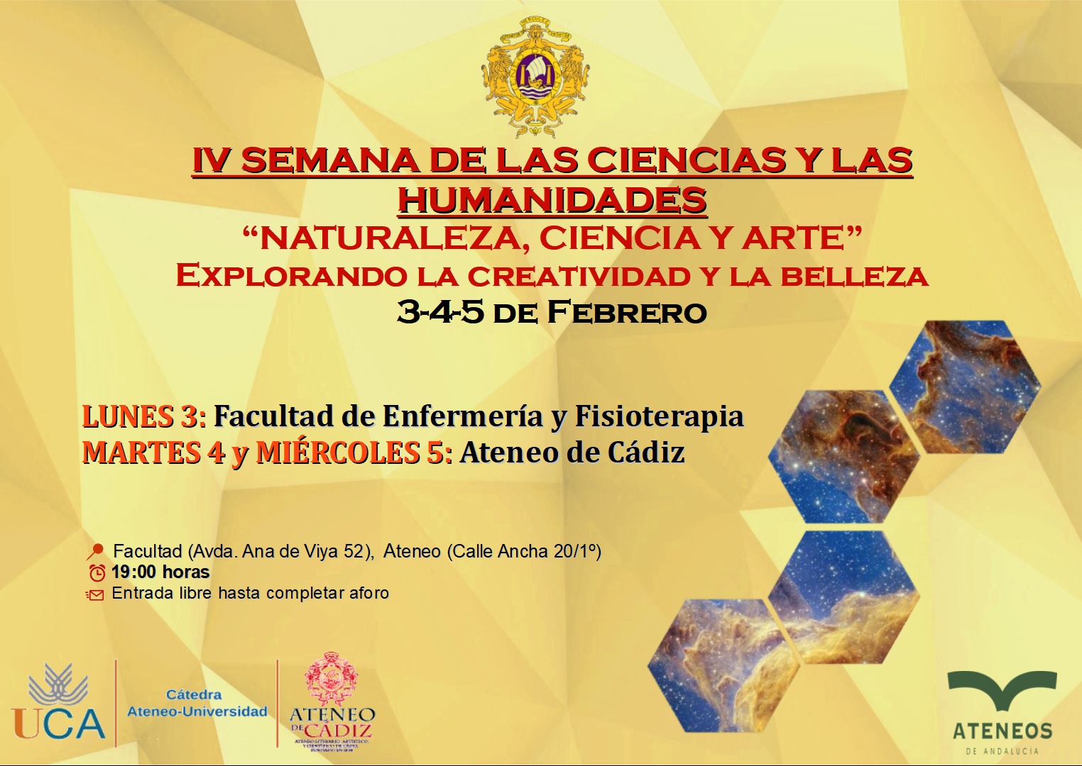 El Ateneo de Cádiz celebra la IV Semana de las Ciencias y las ...