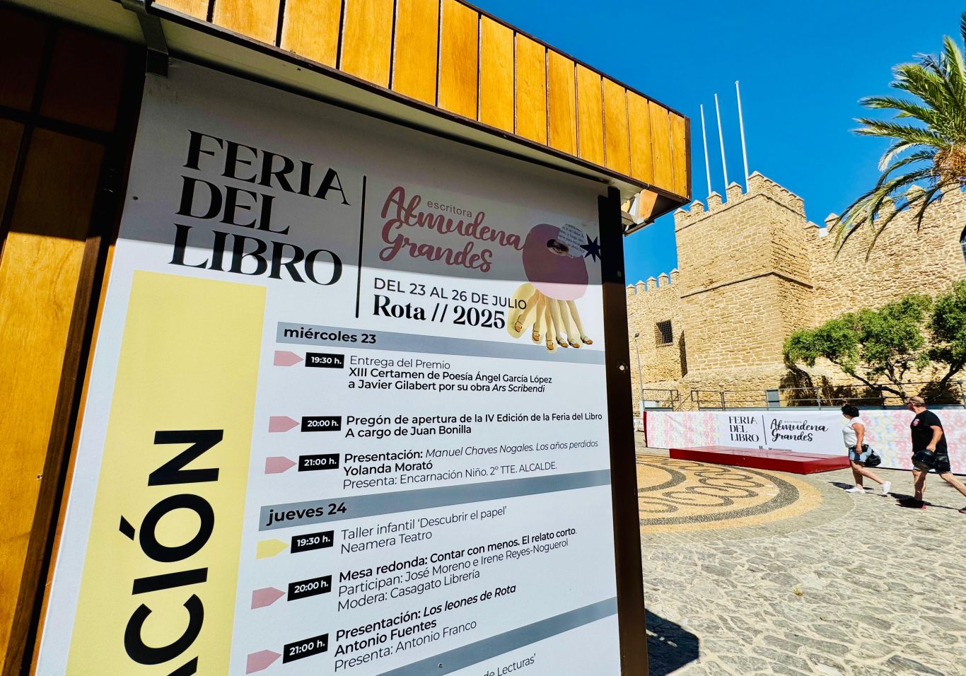 La IV Feria del Libro de Rota arranca con un homenaje a Almudena ...