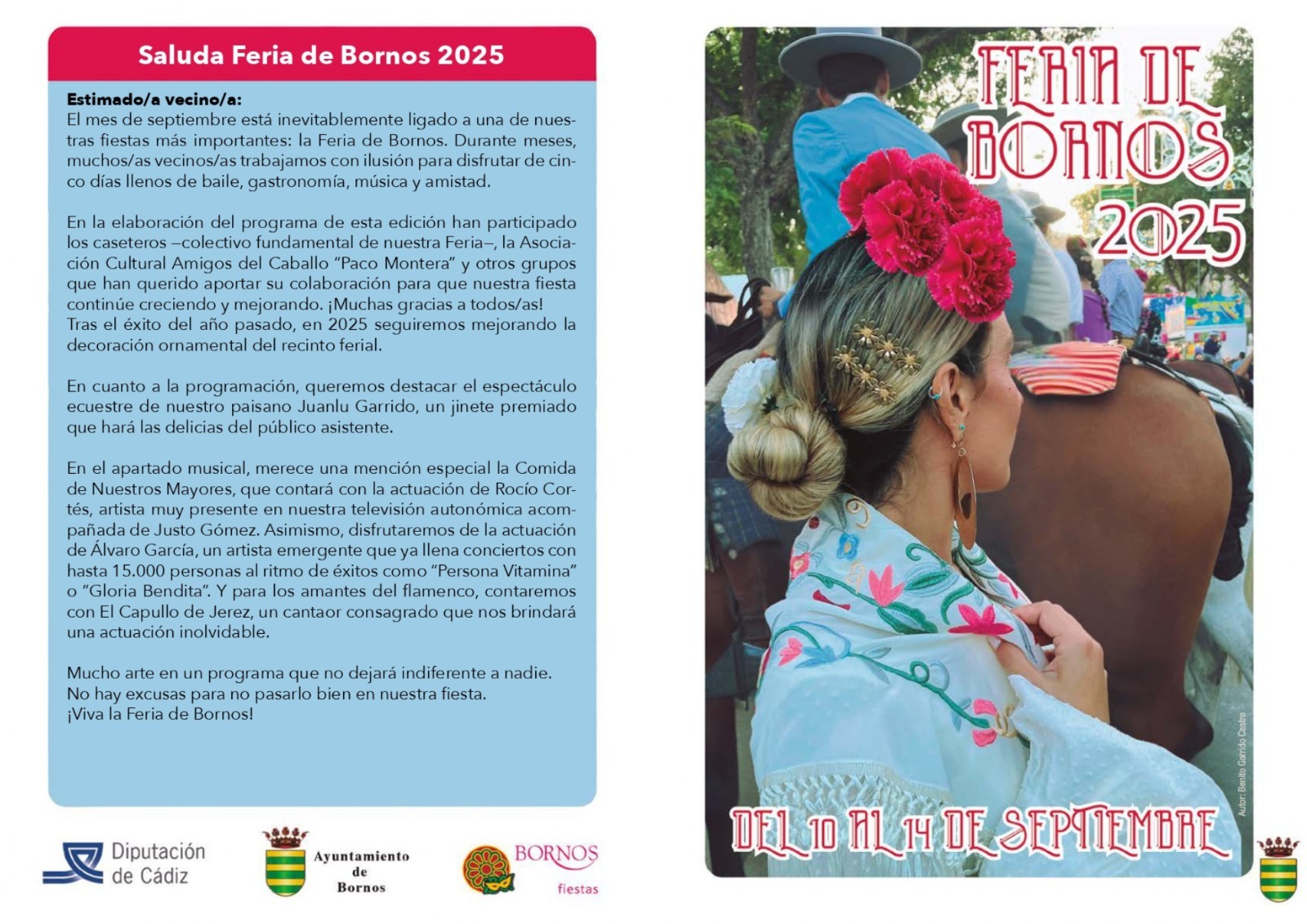 Comienza la feria de Bornos 2025 con actividades para toda la familia