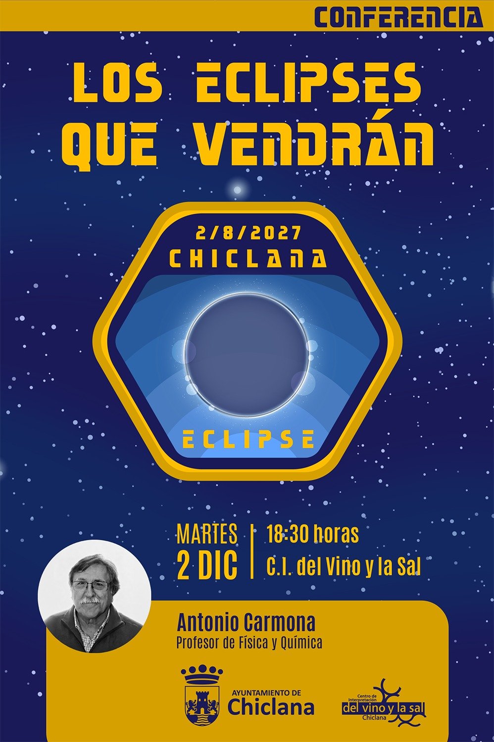 Chiclana inicia la divulgación del eclipse total de sol 2027 con la ...