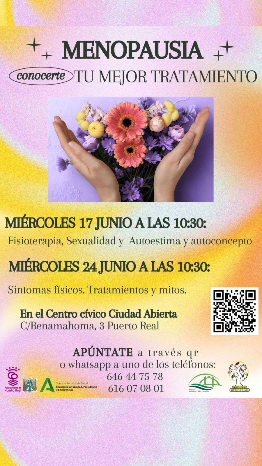 Profesionales sanitarios ofrecerán un taller sobre menopausia en Puerto ...